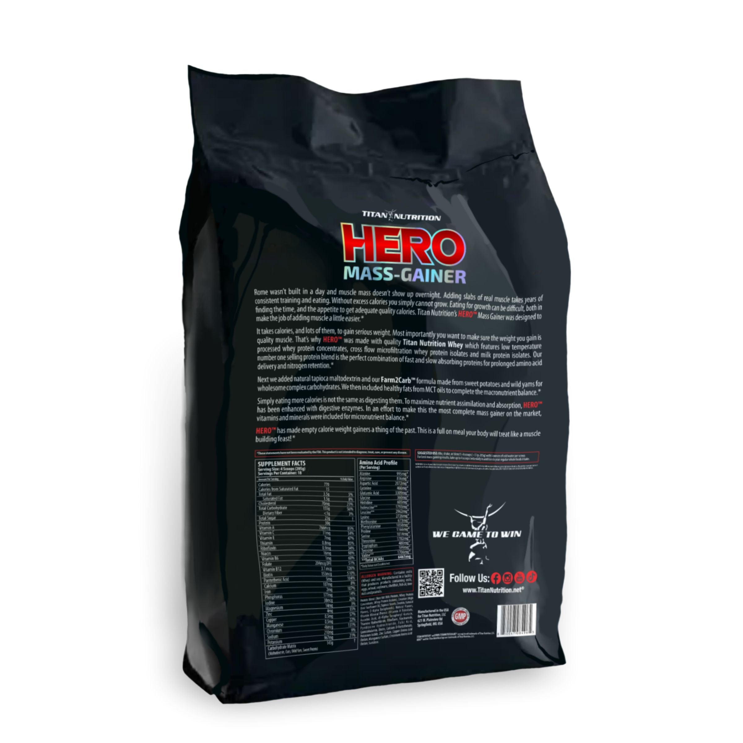 Titan Nutrition HERO Mass Gainer