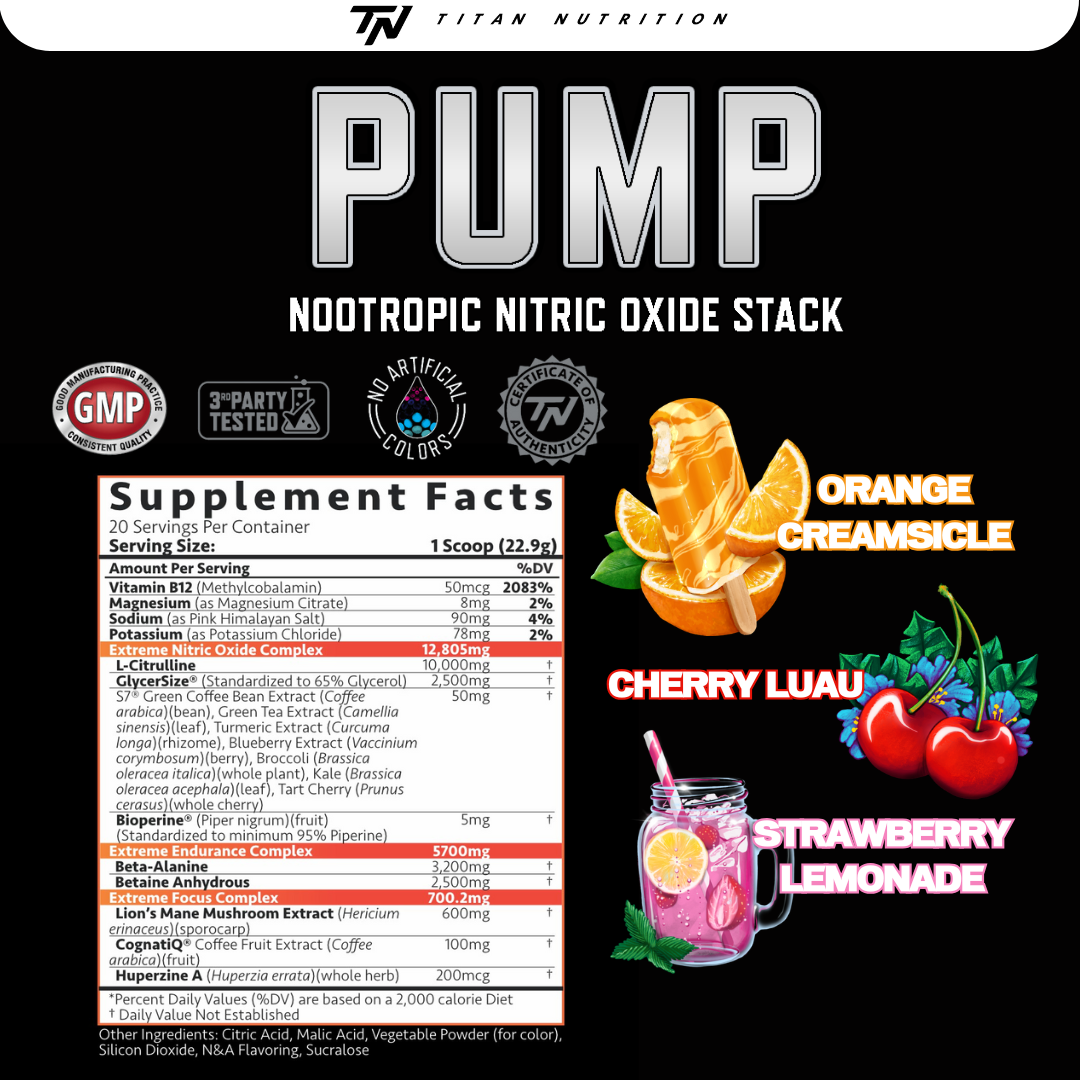 PUMP™ Hydro - Nitric Oxide Stack